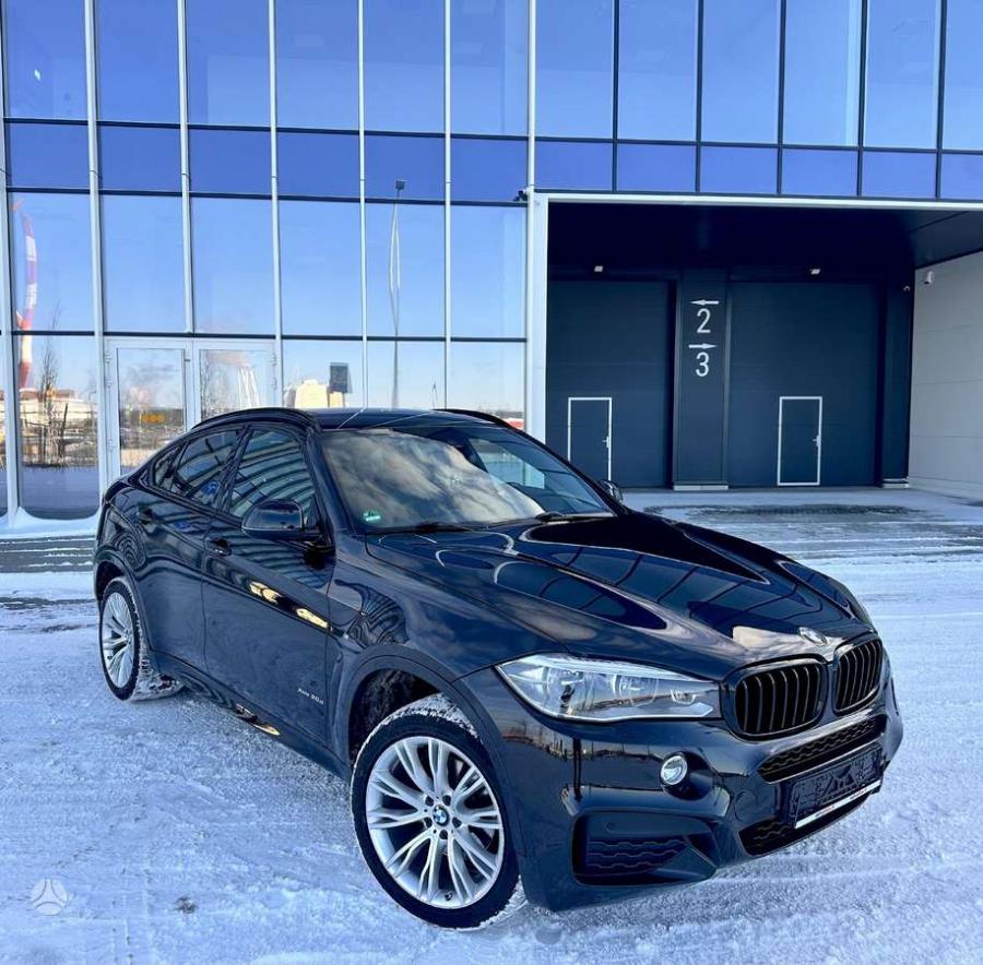 Melns BMW X6 2016 Viļņa, ar dzinēja tilpumu 2.99 L un nobraukumu 260 tūkst. km par 24800 €, foto 3 vietnē AUTOMOTO.COM.LV