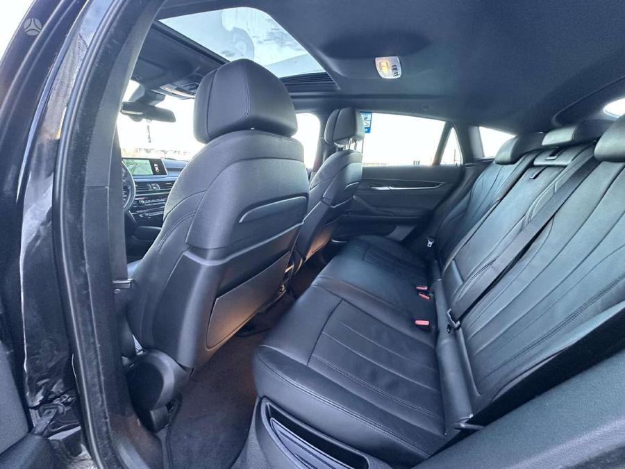 Melns BMW X6 2016 Viļņa, ar dzinēja tilpumu 2.99 L un nobraukumu 260 tūkst. km par 24800 €, foto 18 vietnē AUTOMOTO.COM.LV