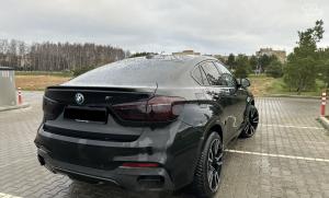 Black BMW X6 2016 in Vilnius, with an engine capacity of 3.00 L and mileage of 196 thousand km for 24400 €, photo 5 on AUTOMOTO.COM.LV