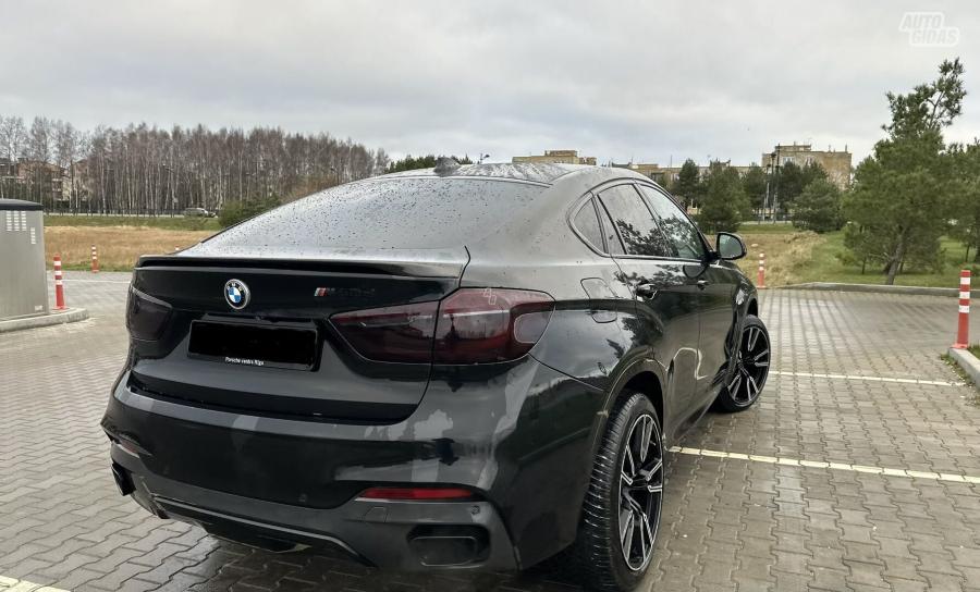 Black BMW X6 2016 in Vilnius, with an engine capacity of 3.00 L and mileage of 196 thousand km for 24400 €, photo 5 on AUTOMOTO.COM.LV