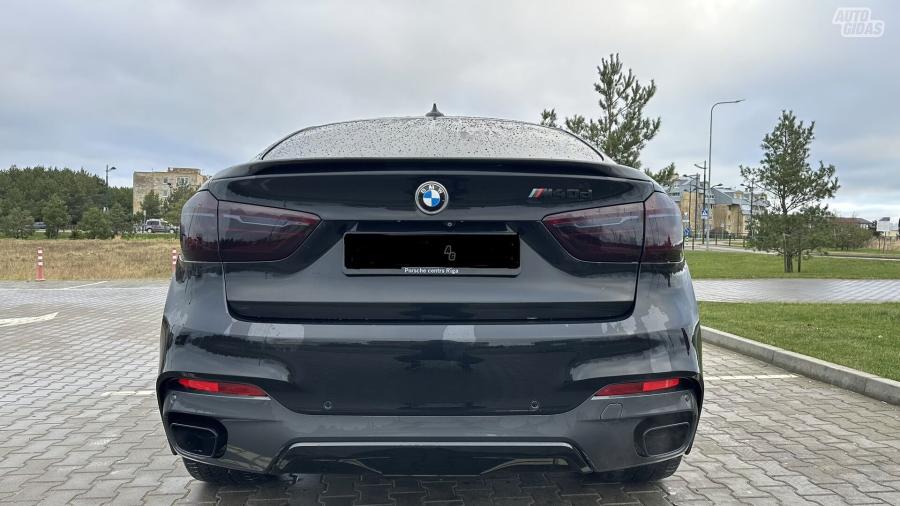 Black BMW X6 2016 in Vilnius, with an engine capacity of 3.00 L and mileage of 196 thousand km for 24400 €, photo 12 on AUTOMOTO.COM.LV