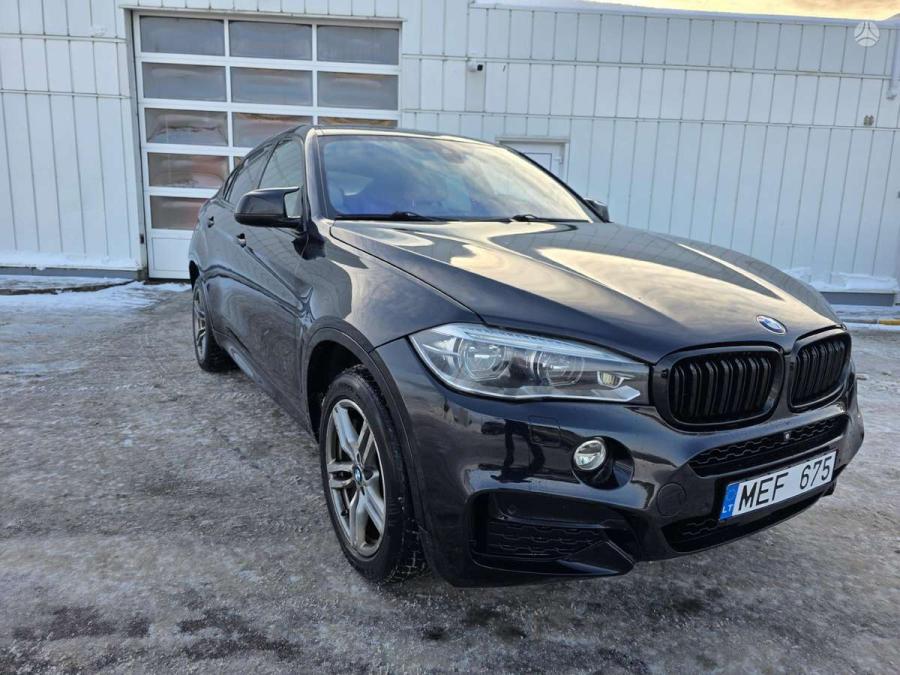 Melns BMW X6 2016 Kretinga, ar dzinēja tilpumu 2.99 L un nobraukumu 265 tūkst. km par 22800 €, foto 3 vietnē AUTOMOTO.COM.LV