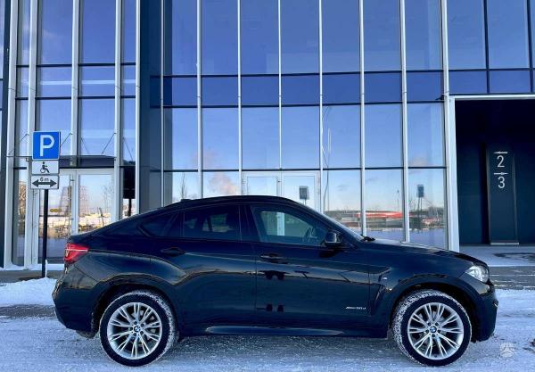 Melns BMW X6 2016 Viļņa, ar dzinēja tilpumu 2.99 L un nobraukumu 261 tūkst. km par 23999 €, foto 4 vietnē AUTOMOTO.COM.LV