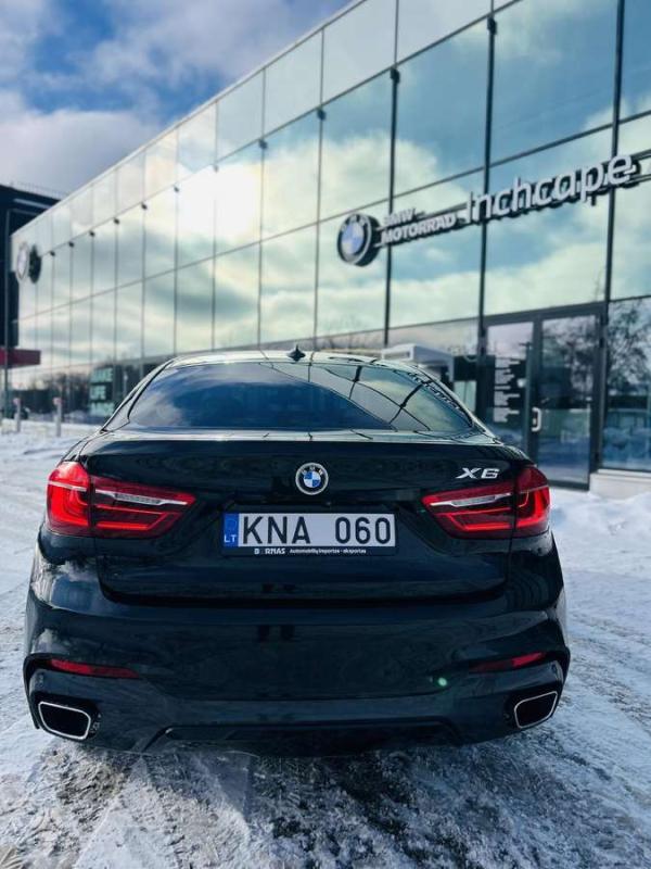 Melns BMW X6 2016 Kauņa, ar dzinēja tilpumu 2.99 L un nobraukumu 217 tūkst. km par 25300 €, foto 11 vietnē AUTOMOTO.COM.LV