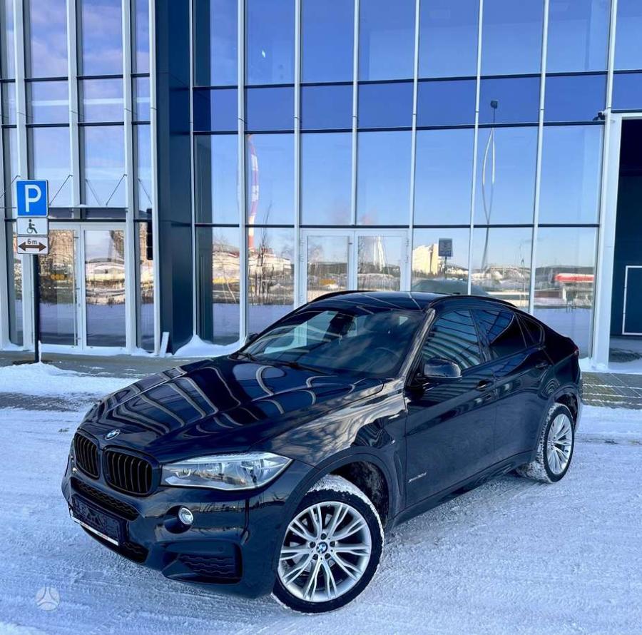 Melns BMW X6 2016 Viļņa, ar dzinēja tilpumu 2.99 L un nobraukumu 259 tūkst. km par 23999 €, foto 4 vietnē AUTOMOTO.COM.LV