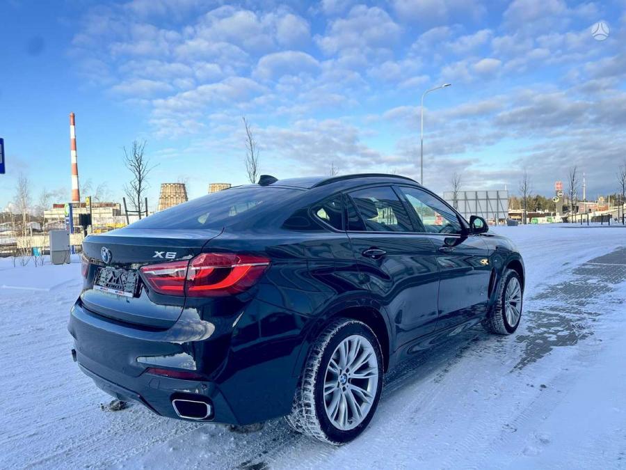 Melns BMW X6 2016 Viļņa, ar dzinēja tilpumu 2.99 L un nobraukumu 259 tūkst. km par 23999 €, foto 7 vietnē AUTOMOTO.COM.LV