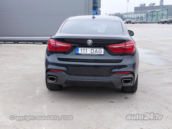 Black BMW X6 2016 in Tallinn, with an engine capacity of 3.00 L and mileage of 231 thousand km for 30500 €, photo 5 on AUTOMOTO.COM.LV