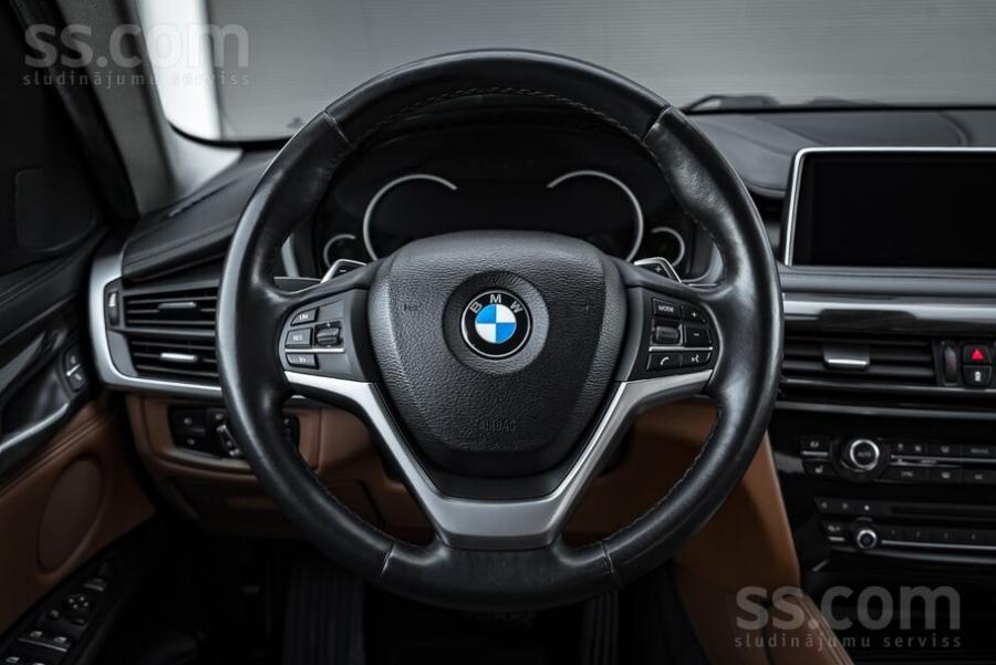 Black BMW X6 2016 in Riga, with an engine capacity of 3.00 L and mileage of 192 thousand km for 20990 €, photo 17 on AUTOMOTO.COM.LV