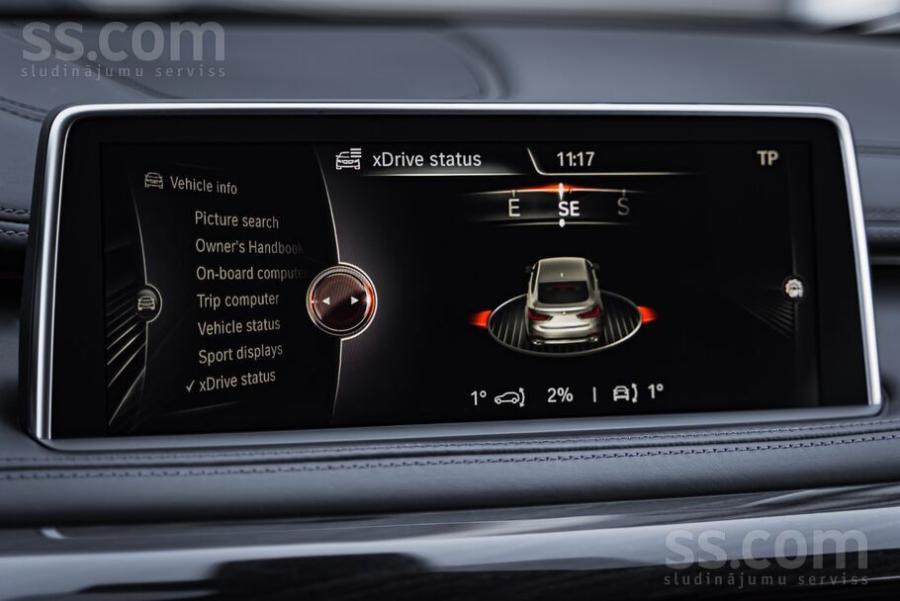 Black BMW X6 2016 in Riga, with an engine capacity of 3.00 L and mileage of 192 thousand km for 20990 €, photo 26 on AUTOMOTO.COM.LV
