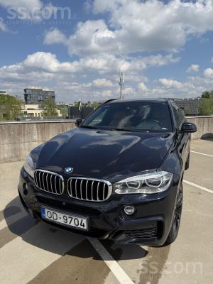 Черный БМВ Х6 2016 в Рига, объемом двигателя 3.00 л и пробегом 215 тыс. км за 22500 €, фото 3 на AUTOMOTO.COM.LV