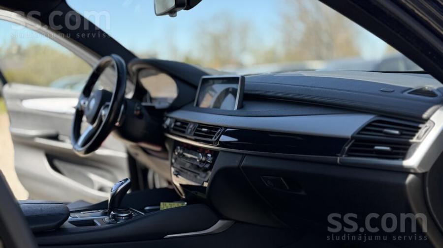 Melns BMW X6 2016 Jelgava, ar dzinēja tilpumu 3.00 L un nobraukumu 201 tūkst. km par 25990 €, foto 9 vietnē AUTOMOTO.COM.LV