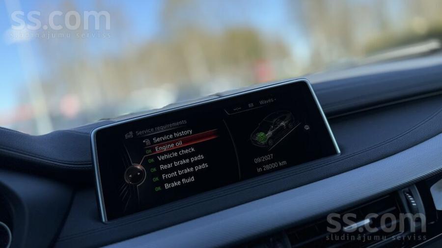 Melns BMW X6 2016 Jelgava, ar dzinēja tilpumu 3.00 L un nobraukumu 201 tūkst. km par 25990 €, foto 23 vietnē AUTOMOTO.COM.LV