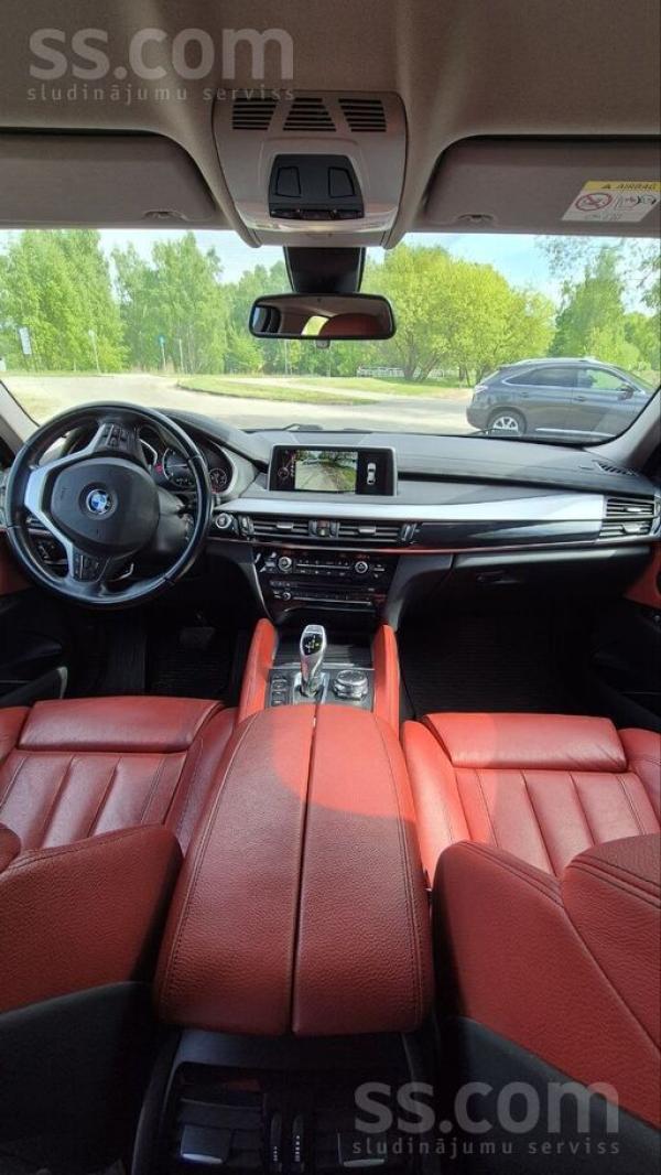 Melns BMW X6 2016 Rīga, ar dzinēja tilpumu 3.00 L un nobraukumu 135 tūkst. km par 29900 €, foto 5 vietnē AUTOMOTO.COM.LV