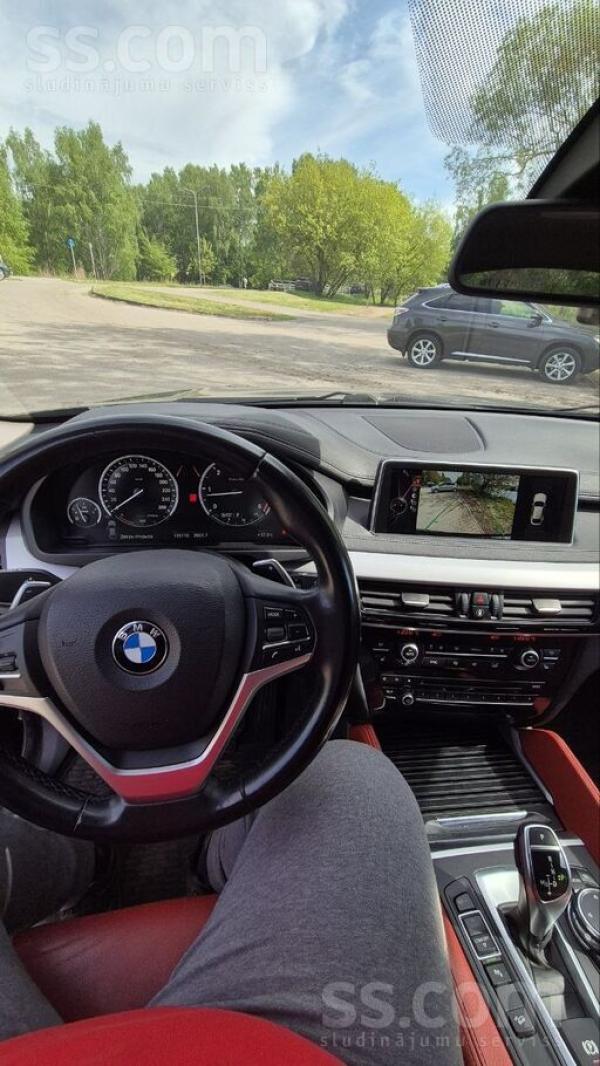 Melns BMW X6 2016 Rīga, ar dzinēja tilpumu 3.00 L un nobraukumu 135 tūkst. km par 29900 €, foto 6 vietnē AUTOMOTO.COM.LV