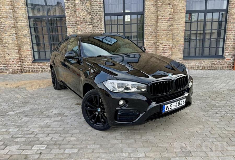 Melns BMW X6 2016 Rīga, ar dzinēja tilpumu 3.00 L un nobraukumu 247 tūkst. km par 22500 €, foto 3 vietnē AUTOMOTO.COM.LV