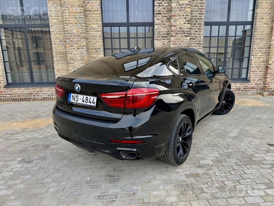 Melns BMW X6 2016 Rīga, ar dzinēja tilpumu 3.00 L un nobraukumu 247 tūkst. km par 22500 €, foto 5 vietnē AUTOMOTO.COM.LV