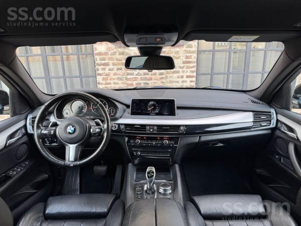 Black BMW X6 2016 in Riga, with an engine capacity of 3.00 L and mileage of 247 thousand km for 22500 €, photo 7 on AUTOMOTO.COM.LV