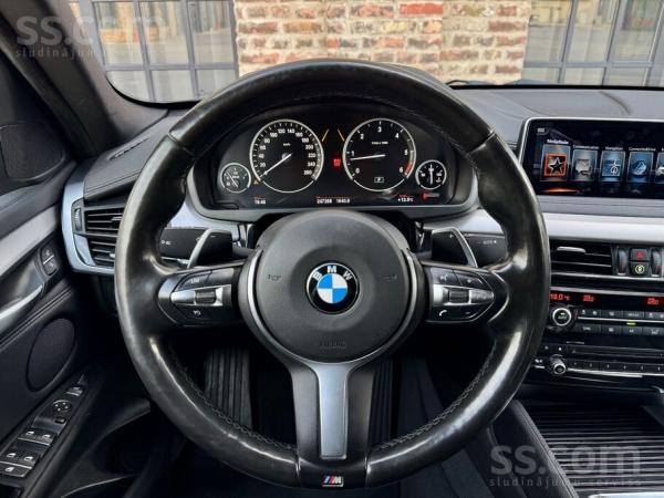 Black BMW X6 2016 in Riga, with an engine capacity of 3.00 L and mileage of 247 thousand km for 22500 €, photo 8 on AUTOMOTO.COM.LV