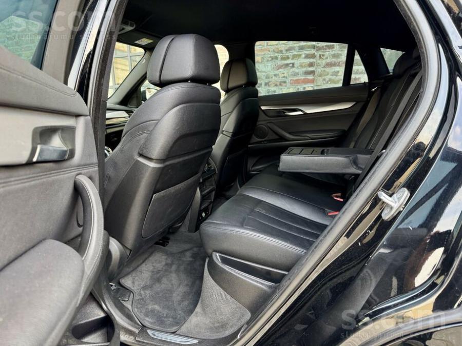 Melns BMW X6 2016 Rīga, ar dzinēja tilpumu 3.00 L un nobraukumu 247 tūkst. km par 22500 €, foto 12 vietnē AUTOMOTO.COM.LV