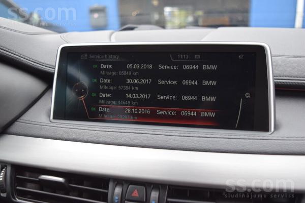 Melns BMW X6 2016 Rīga, ar dzinēja tilpumu 3.00 L un nobraukumu 276 tūkst. km par 20900 €, foto 8 vietnē AUTOMOTO.COM.LV