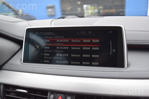 Melns BMW X6 2016 Rīga, ar dzinēja tilpumu 3.00 L un nobraukumu 276 tūkst. km par 20900 €, foto 9 vietnē AUTOMOTO.COM.LV