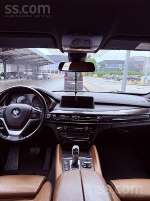 Black BMW X6 2016 in Riga, with an engine capacity of 3.00 L and mileage of 146 thousand km for 22000 €, photo 6 on AUTOMOTO.COM.LV