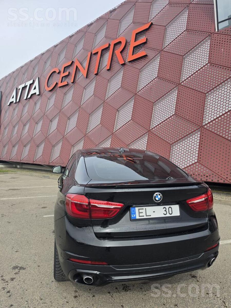 Melns BMW X6 2016 Rīga, ar dzinēja tilpumu 3.00 L un nobraukumu 275 tūkst. km par 22900 €, foto 3 vietnē AUTOMOTO.COM.LV