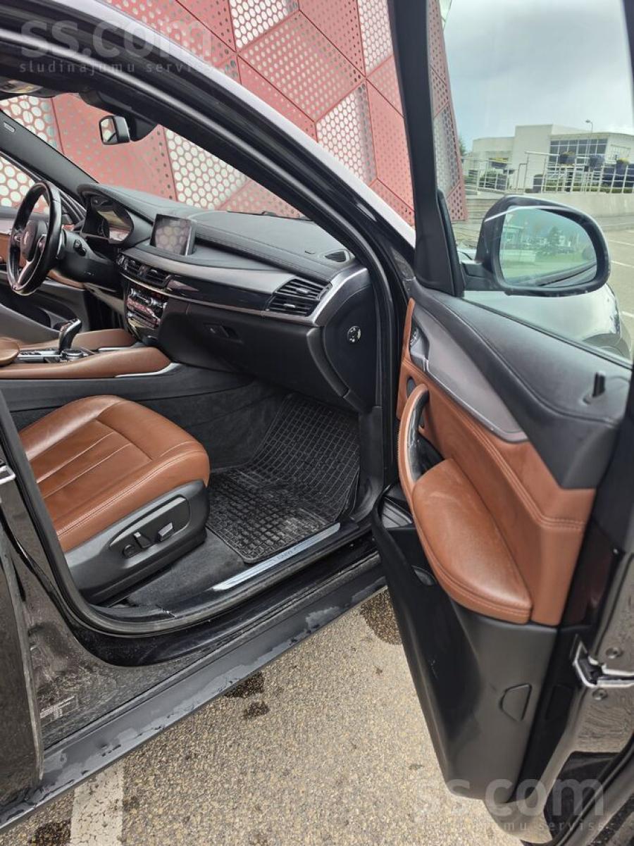 Melns BMW X6 2016 Rīga, ar dzinēja tilpumu 3.00 L un nobraukumu 275 tūkst. km par 22900 €, foto 8 vietnē AUTOMOTO.COM.LV