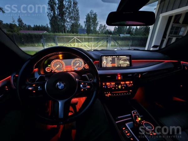 Черный БМВ Х6 2016 в Рига, объемом двигателя 3.00 л и пробегом 275 тыс. км за 22900 €, фото 10 на AUTOMOTO.COM.LV
