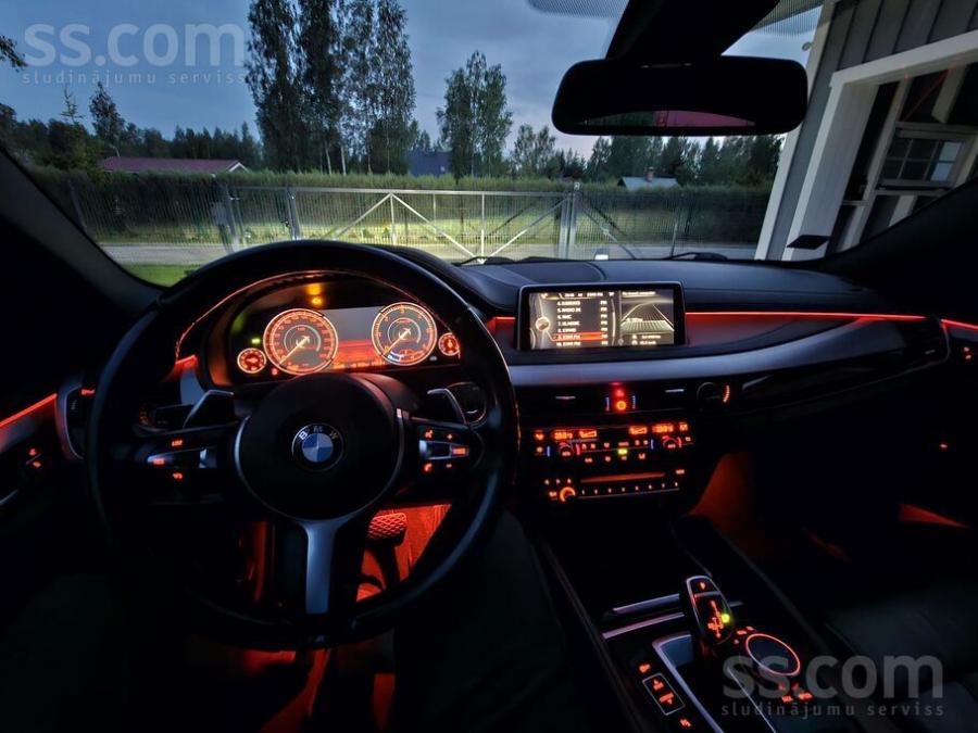 Melns BMW X6 2016 Rīga, ar dzinēja tilpumu 3.00 L un nobraukumu 275 tūkst. km par 22900 €, foto 11 vietnē AUTOMOTO.COM.LV