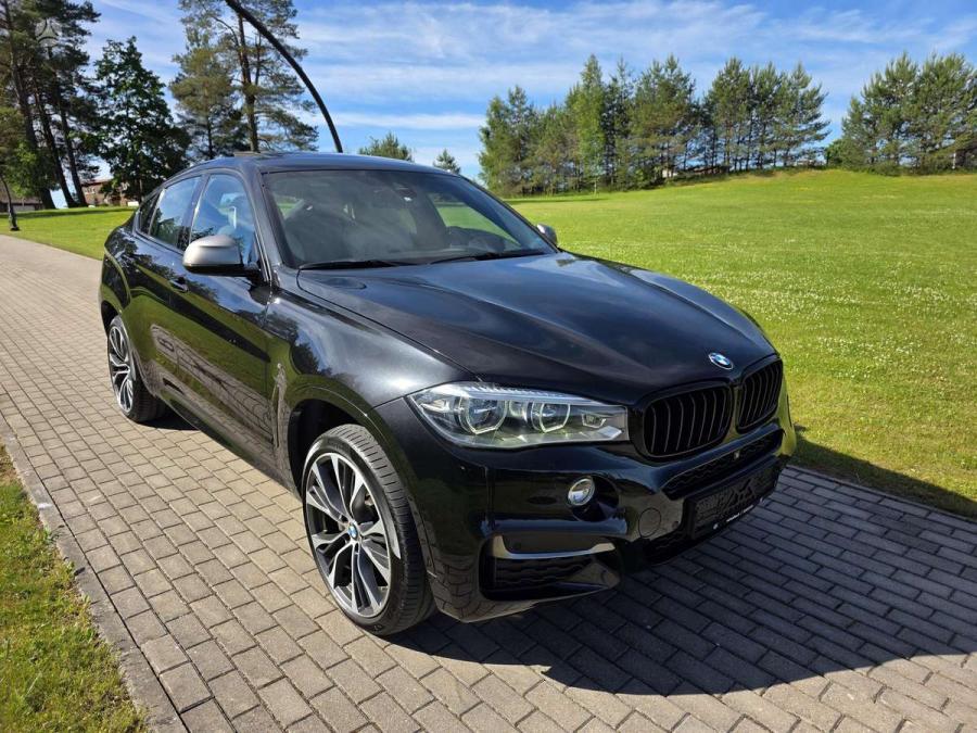 Black BMW X6 2016 in Telschi, with an engine capacity of 2.99 L and mileage of 260 thousand km for 24500 €, photo 3 on AUTOMOTO.COM.LV