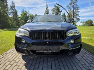 Black BMW X6 2016 in Telschi, with an engine capacity of 2.99 L and mileage of 260 thousand km for 24500 €, photo 8 on AUTOMOTO.COM.LV