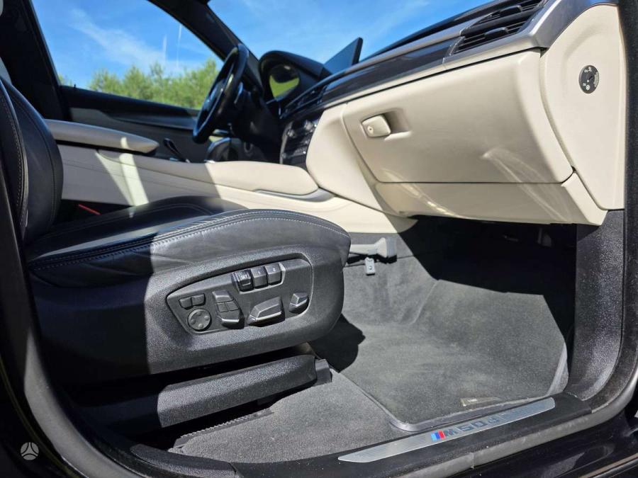 Black BMW X6 2016 in Telschi, with an engine capacity of 2.99 L and mileage of 260 thousand km for 24500 €, photo 33 on AUTOMOTO.COM.LV