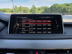 Black BMW X6 2016 in Telschi, with an engine capacity of 2.99 L and mileage of 260 thousand km for 24500 €, photo 57 on AUTOMOTO.COM.LV