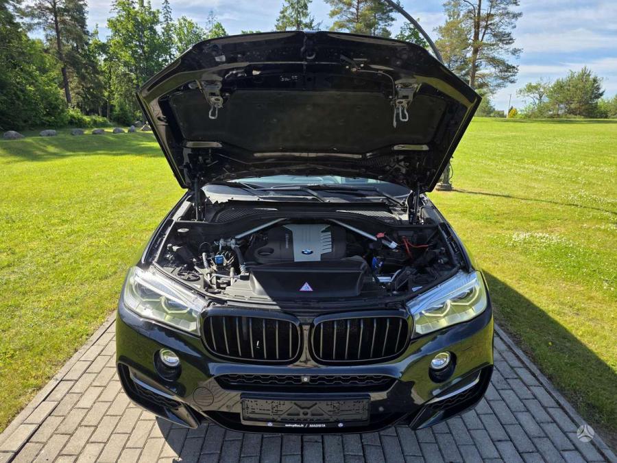Black BMW X6 2016 in Telschi, with an engine capacity of 2.99 L and mileage of 260 thousand km for 24500 €, photo 61 on AUTOMOTO.COM.LV