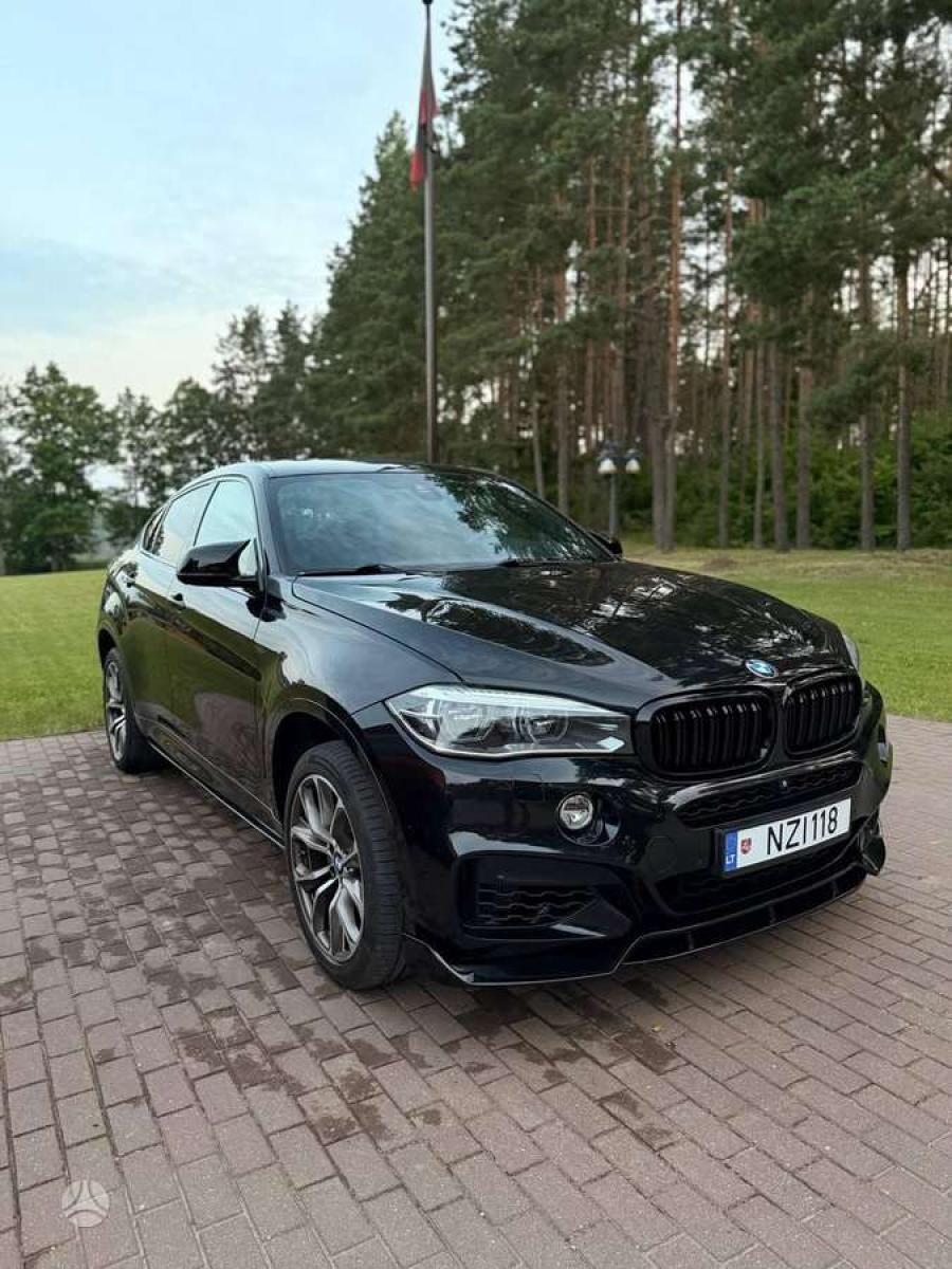 Melns BMW X6 2016 Viļņa, ar dzinēja tilpumu 4.40 L un nobraukumu 181 tūkst. km par 28000 €, foto 7 vietnē AUTOMOTO.COM.LV