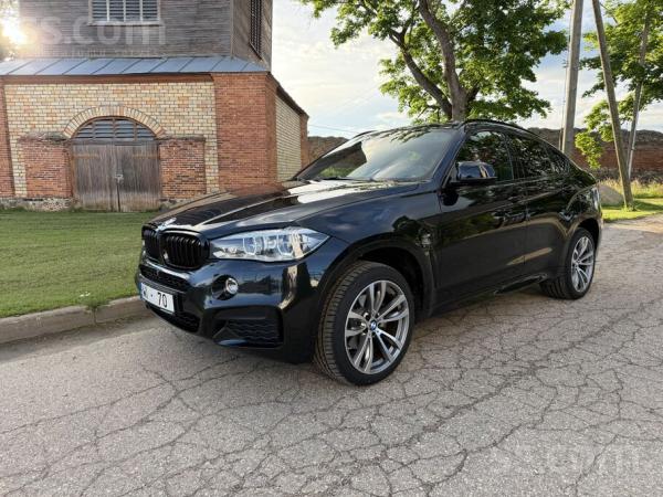 Melns BMW X6 2016 Ludza, ar dzinēja tilpumu 3.00 L un nobraukumu 119 tūkst. km par 30500 €, foto 1 vietnē AUTOMOTO.COM.LV