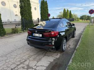 Черный БМВ Х6 2016 в Лудза, объемом двигателя 3.00 л и пробегом 119 тыс. км за 30500 €, фото 5 на AUTOMOTO.COM.LV