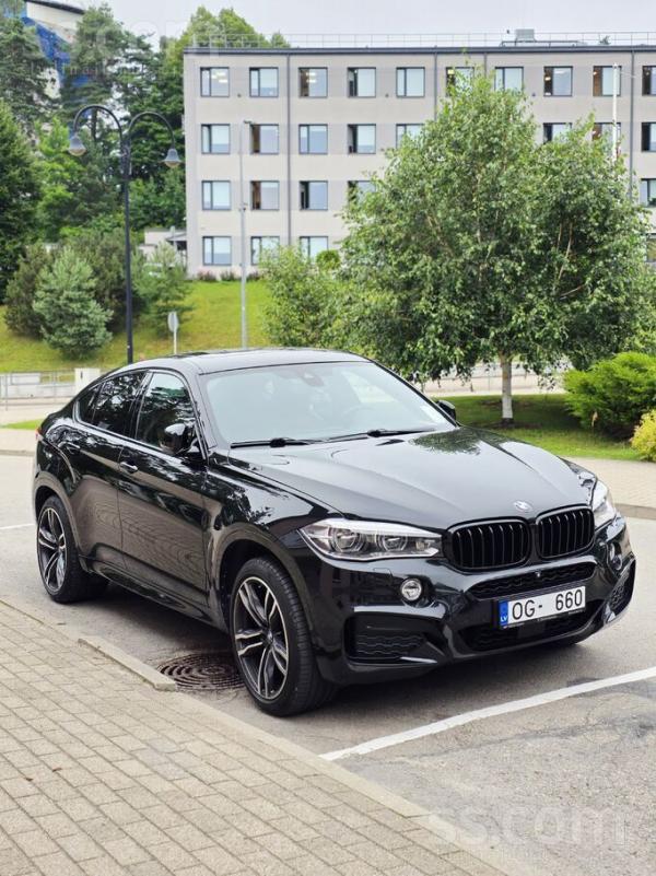 Melns BMW X6 2016 Ogre, ar dzinēja tilpumu 3.00 L un nobraukumu 221 tūkst. km par 28000 €, foto 2 vietnē AUTOMOTO.COM.LV