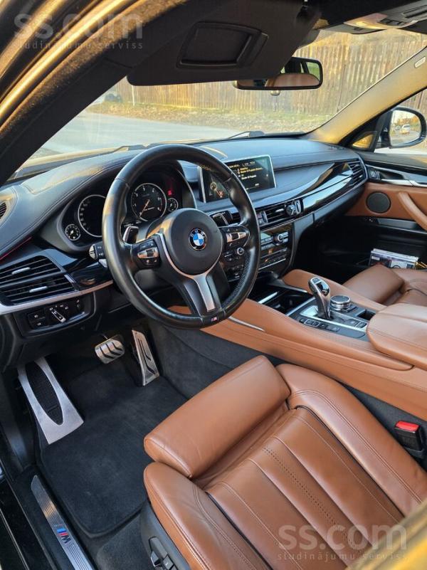 Melns BMW X6 2016 Ogre, ar dzinēja tilpumu 3.00 L un nobraukumu 221 tūkst. km par 28000 €, foto 6 vietnē AUTOMOTO.COM.LV