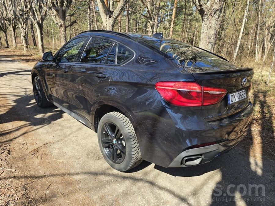 Melns BMW X6 2016 Liepāja, ar dzinēja tilpumu 3.00 L un nobraukumu 179 tūkst. km par 22500 €, foto 3 vietnē AUTOMOTO.COM.LV