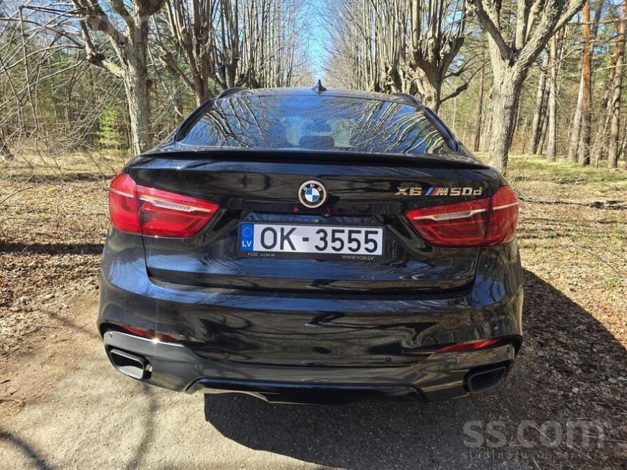 Melns BMW X6 2016 Liepāja, ar dzinēja tilpumu 3.00 L un nobraukumu 179 tūkst. km par 22500 €, foto 4 vietnē AUTOMOTO.COM.LV