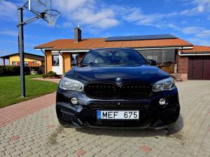 Black BMW X6 2016 in Kretinga, with an engine capacity of 2.99 L and mileage of 271 thousand km for 20600 €, photo  on AUTOMOTO.COM.LV