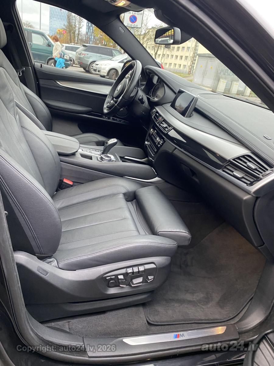 Black BMW X6 2016 in Tallinn, with an engine capacity of 3.00 L and mileage of 109 thousand km for 28000 €, photo 9 on AUTOMOTO.COM.LV