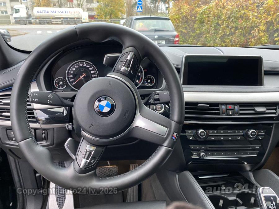 Black BMW X6 2016 in Tallinn, with an engine capacity of 3.00 L and mileage of 109 thousand km for 28000 €, photo 11 on AUTOMOTO.COM.LV