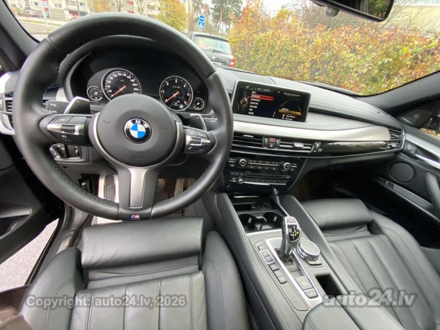 Black BMW X6 2016 in Tallinn, with an engine capacity of 3.00 L and mileage of 109 thousand km for 28000 €, photo 13 on AUTOMOTO.COM.LV