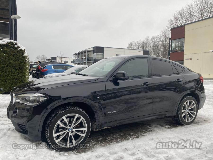 Black BMW X6 2016 in Tallinn, with an engine capacity of 3.00 L and mileage of 109 thousand km for 28000 €, photo 19 on AUTOMOTO.COM.LV