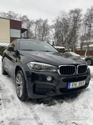 Black BMW X6 2016 in Tallinn, with an engine capacity of 3.00 L and mileage of 109 thousand km for 28000 €, photo 20 on AUTOMOTO.COM.LV
