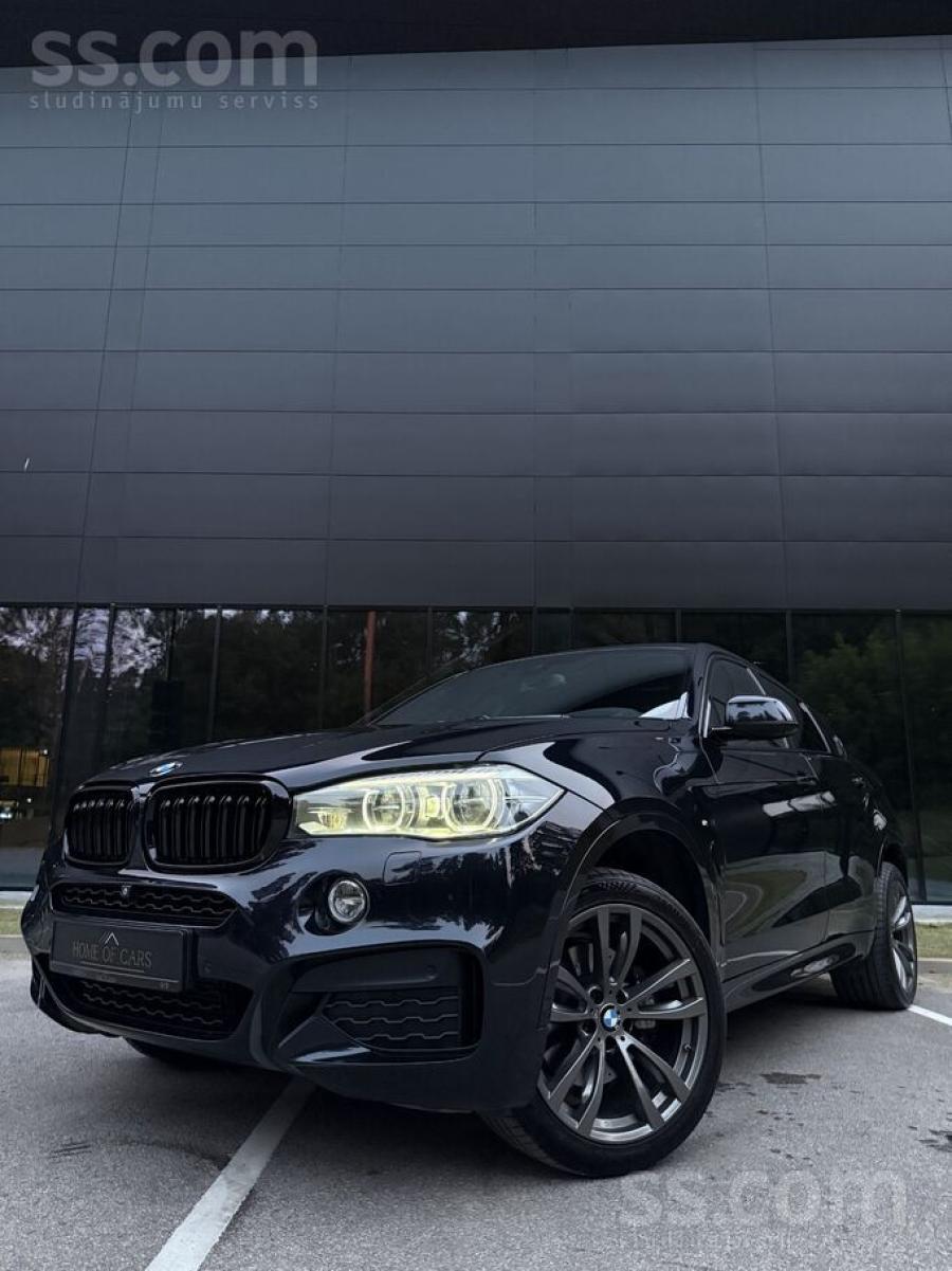 Melns BMW X6 2016 Rīga, ar dzinēja tilpumu 3.00 L un nobraukumu 293 tūkst. km par 21900 €, foto 1 vietnē AUTOMOTO.COM.LV