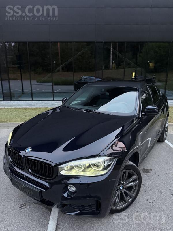 Melns BMW X6 2016 Rīga, ar dzinēja tilpumu 3.00 L un nobraukumu 293 tūkst. km par 21900 €, foto 2 vietnē AUTOMOTO.COM.LV